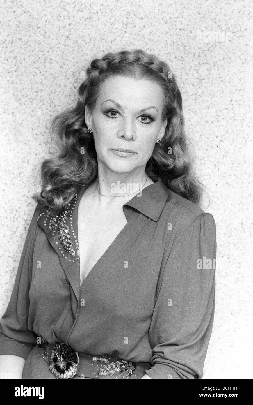 Ingrid van Bergen Schauspielerin 05/86 scha Ingrid van Bergen am Rande ...