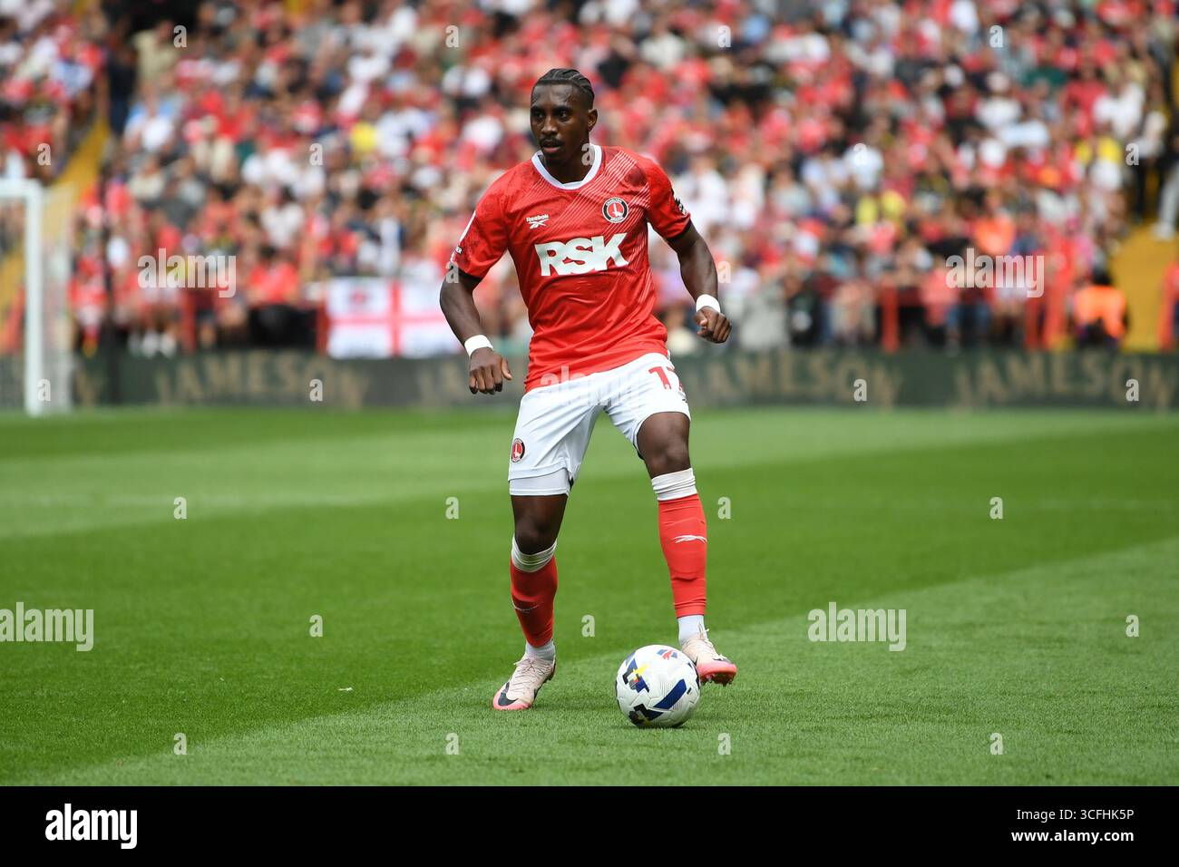 London, England. 23rd Aug 2025. Amari'i Bell during the Sky Bet EFL ...