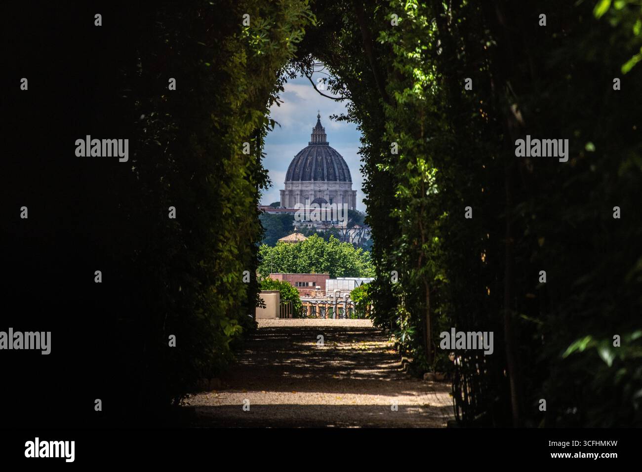 Daily Life in Rome A general view showing the view through the Aventine ...