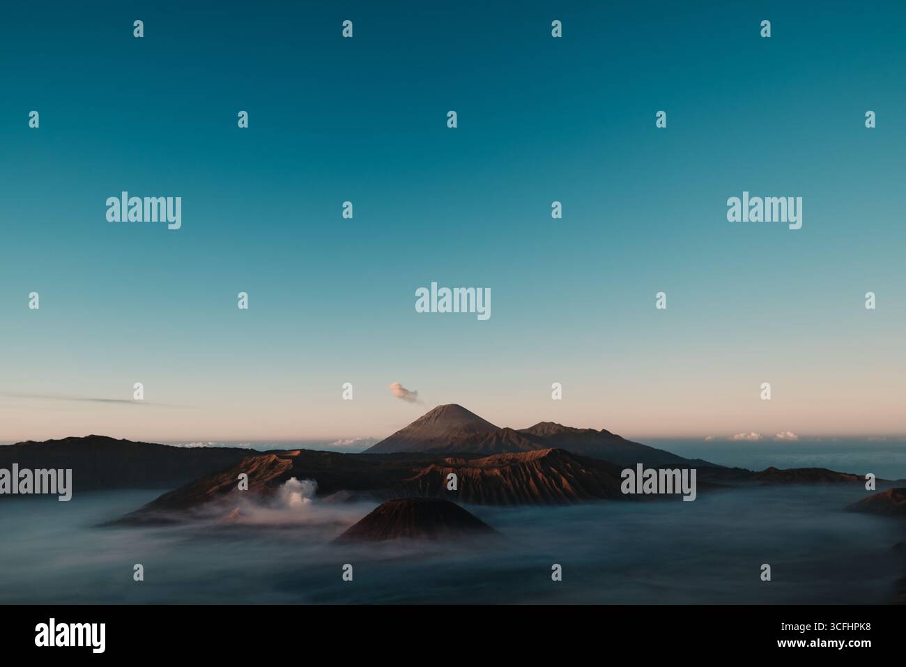 Morning mist over Mount Bromo — a breathtaking view of one of Indonesia ...