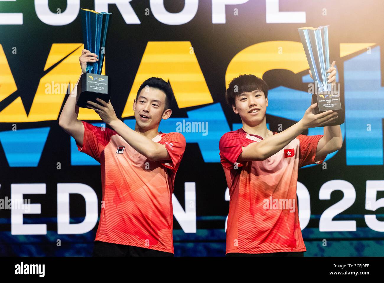 250823 Ting Chun Wong and Baldwin Chan of Hong Kong celebrate after ...