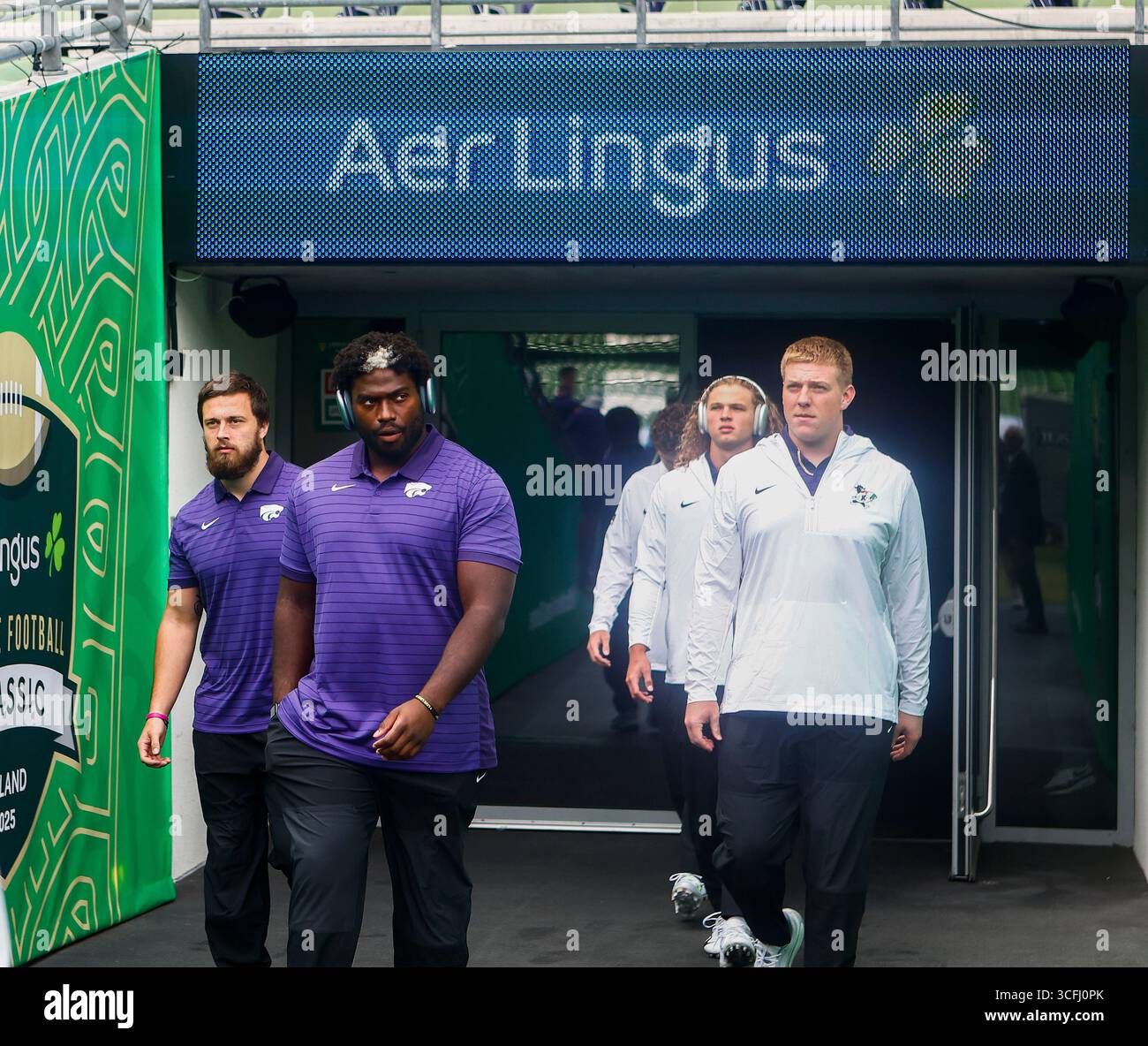 23rd August 2025; Aviva Stadium, Dublin, Ireland; Aer Lingus College ...