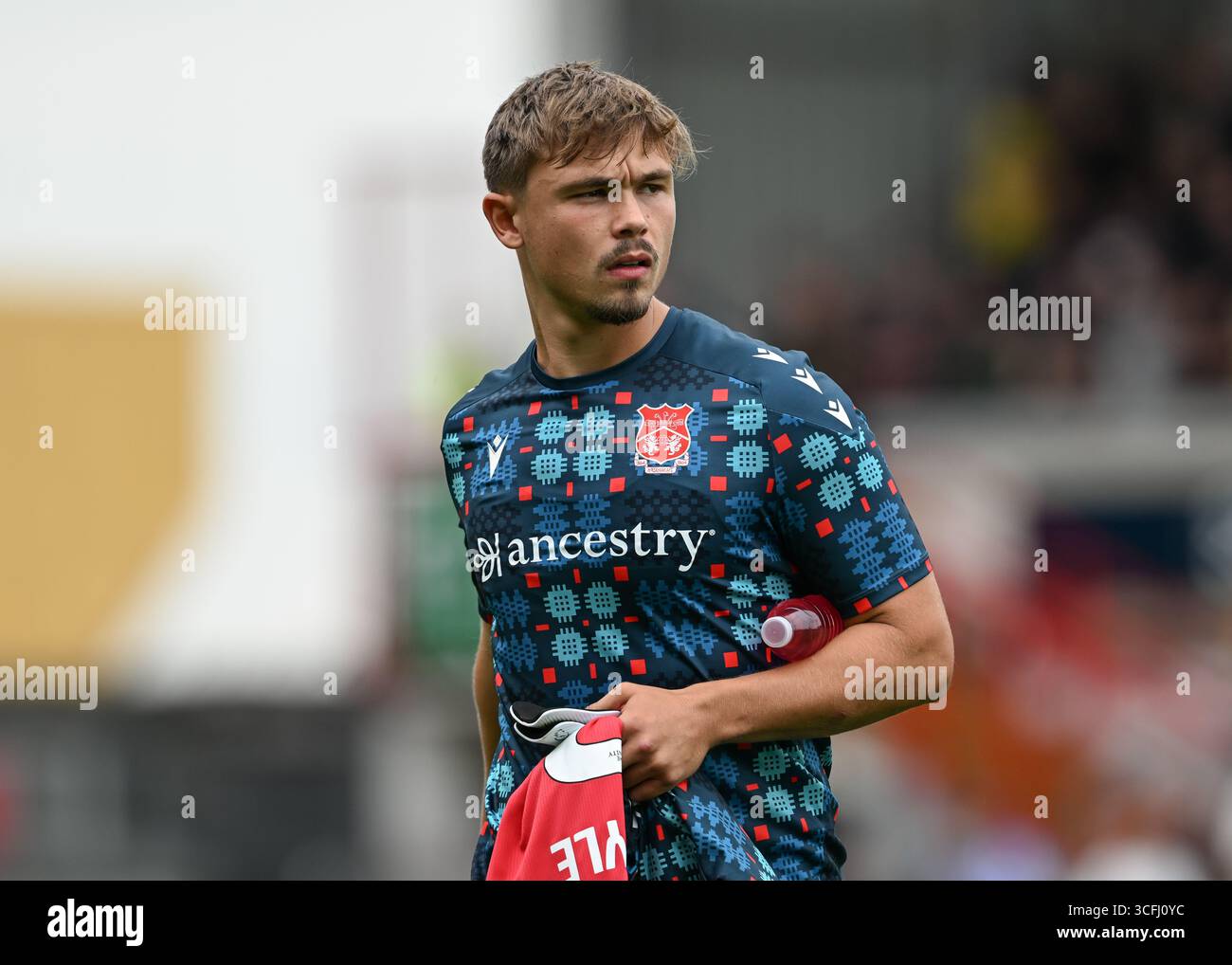 Wrexham's Callum Doyle ahead of the Sky Bet Championship match at SToK ...