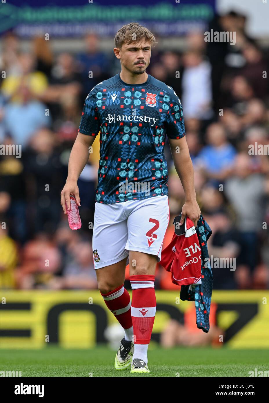 Wrexham's Callum Doyle ahead of the Sky Bet Championship match at SToK ...
