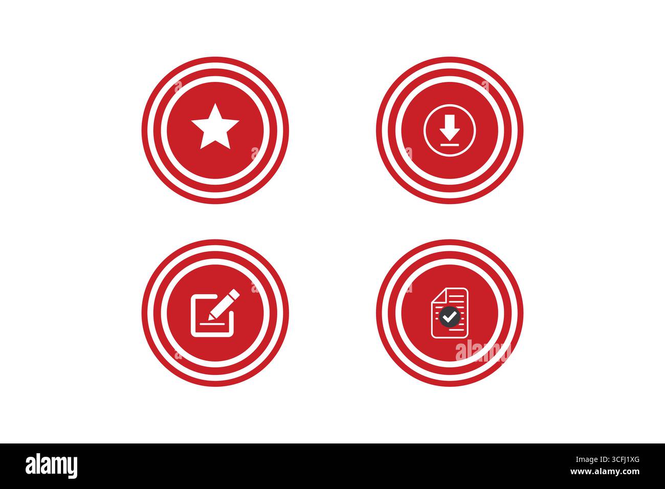 Ui star icons hi-res stock photography and images - Alamy