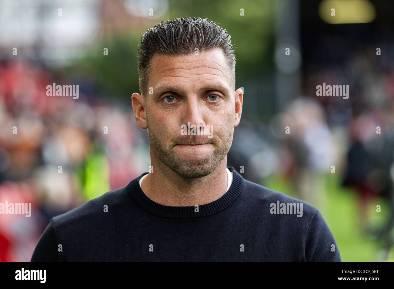 DEVENTER - Go Ahead Eagles coach Melvin Boel during the Dutch ...