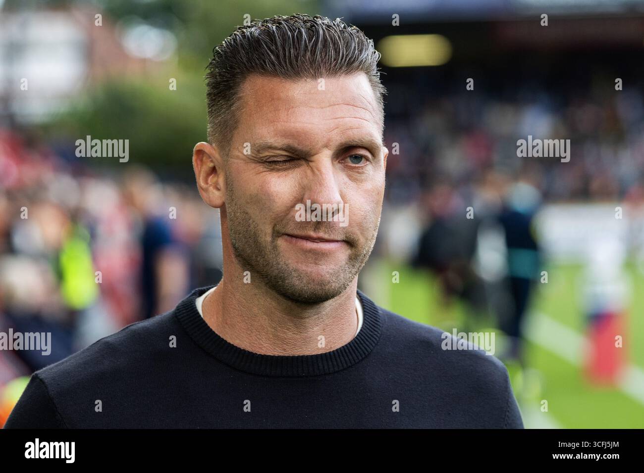 DEVENTER - Go Ahead Eagles coach Melvin Boel during the Dutch ...