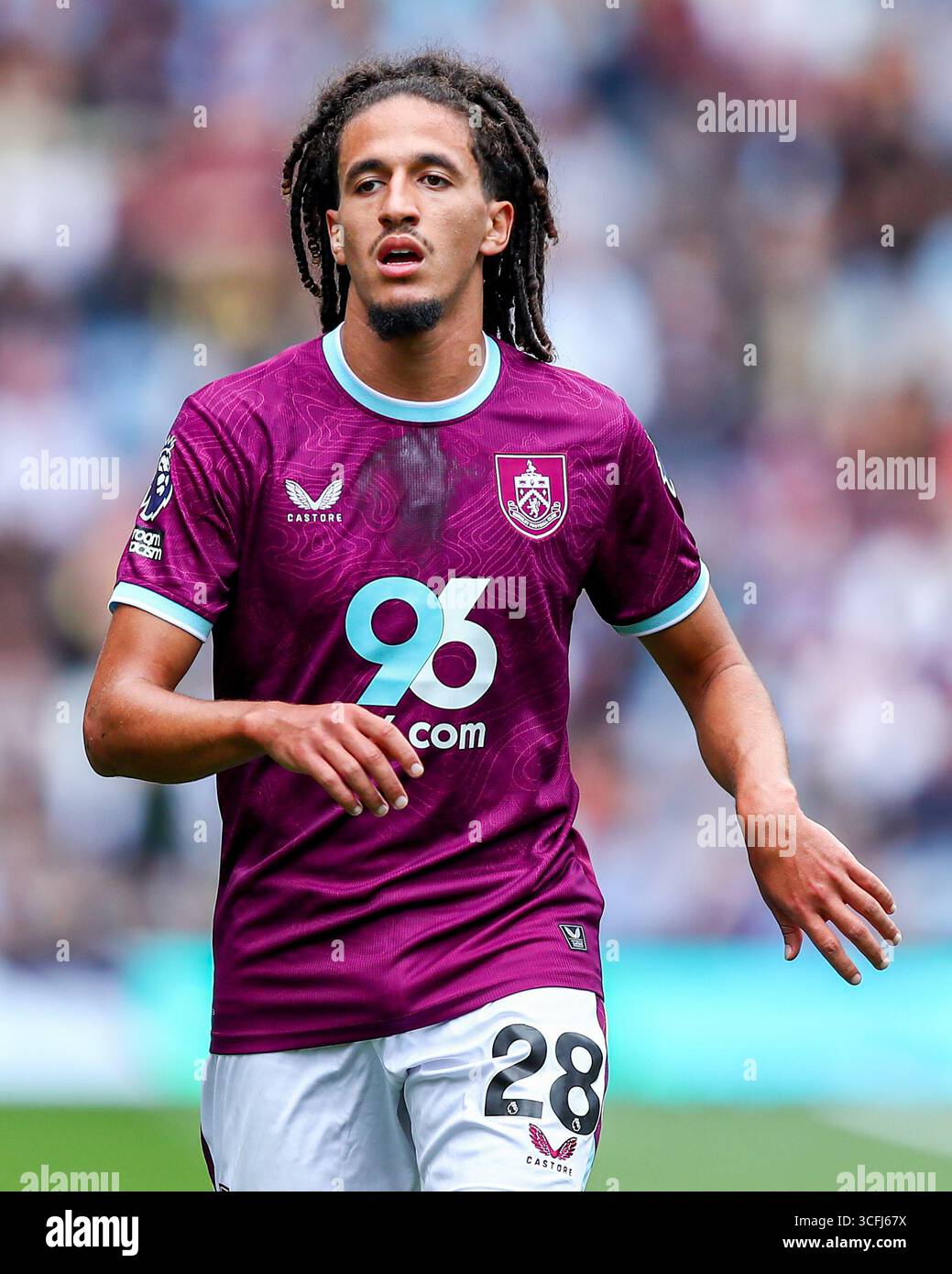 Hannibal Mejbri of Burnley during the Premier League match Burnley vs ...