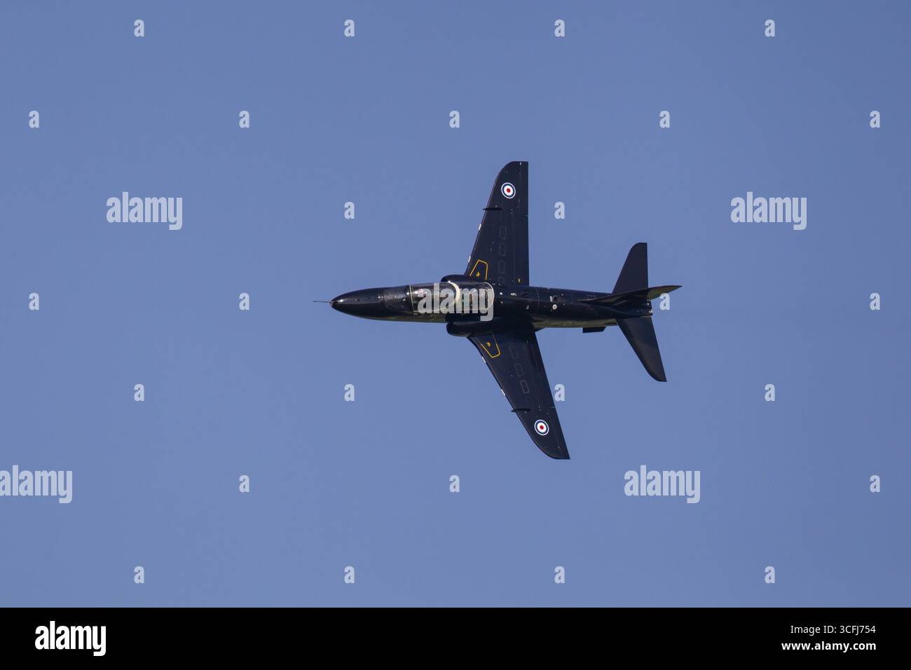 BAE Systems Hawk military jet aircraft in Royal air force RAF colours ...