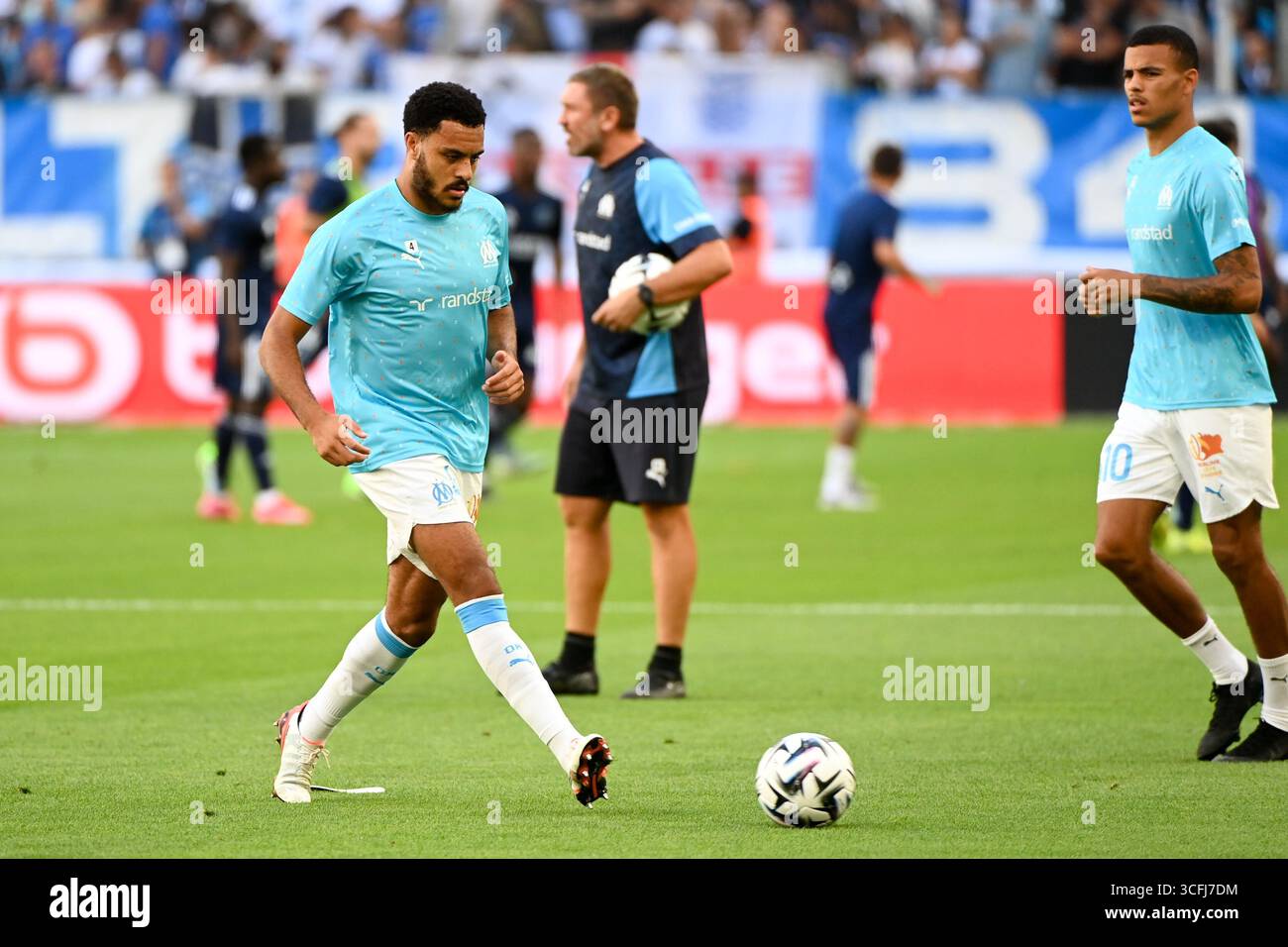 04 Conrad Jaden CJ EGAN RILEY (om) during the Ligue 1 McDonald's match ...