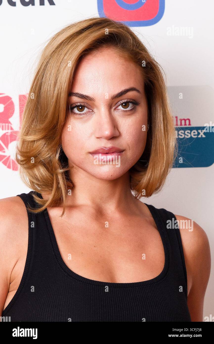 London, UK. 23 August 2025. Inanna Sarkis seen at the World Premiere of ...