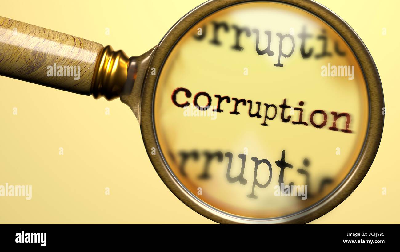 Corruption under magnifying glass. Thorough analysis and inspection of ...