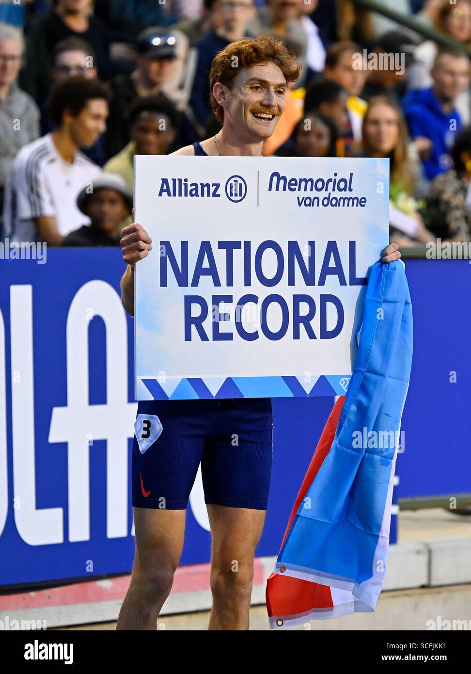 22-AUGUST 2025 : Ruben Querinjean of Luxembourg competing in the 3000m ...