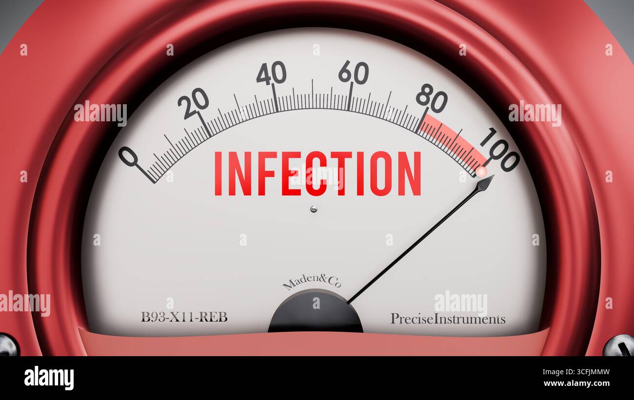 Infection that is hitting a full scale hi-res stock photography and ...