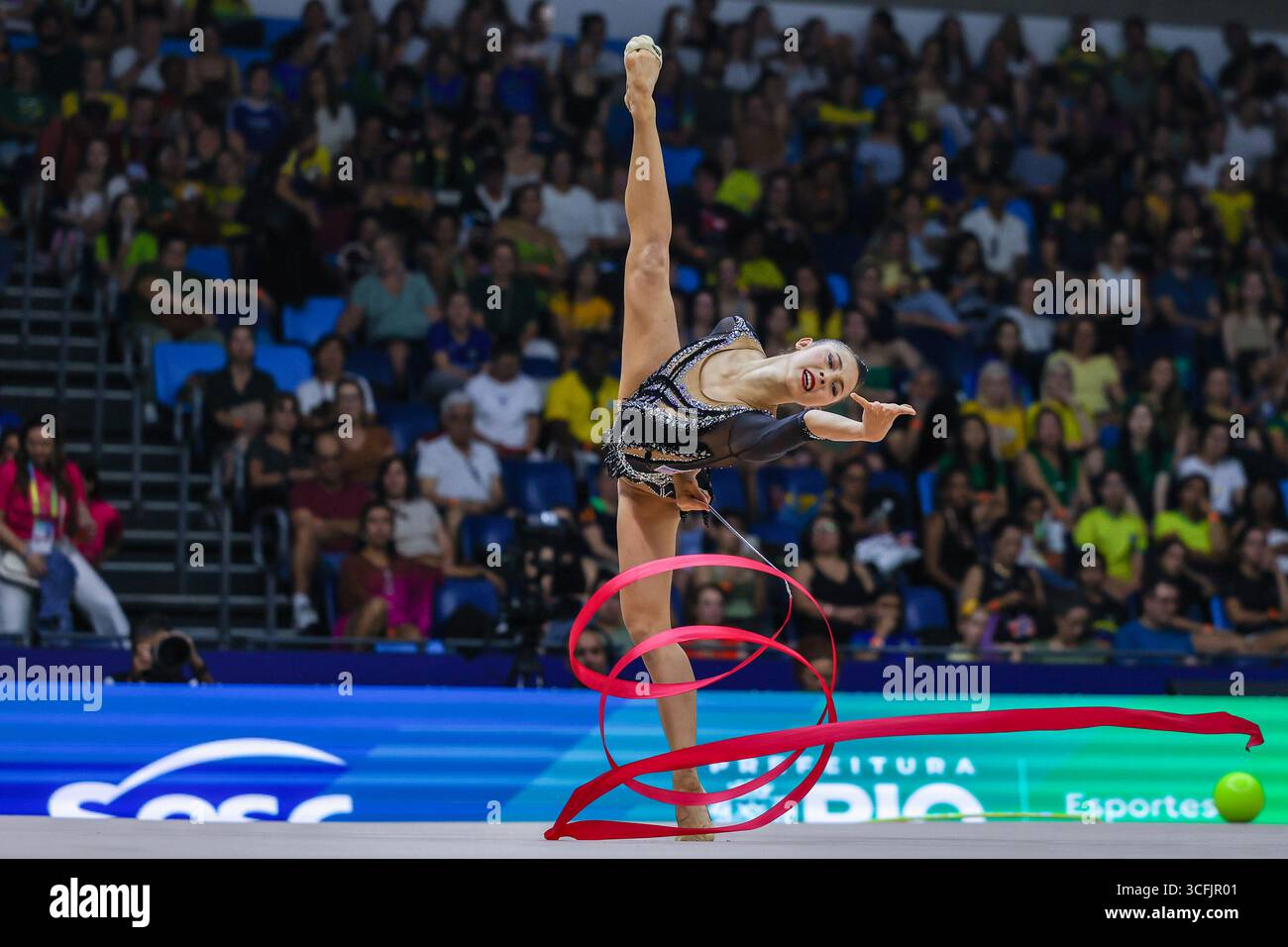 Rin Keys (USA) seen during Rhythmic Gymnastics FIG World Championships ...