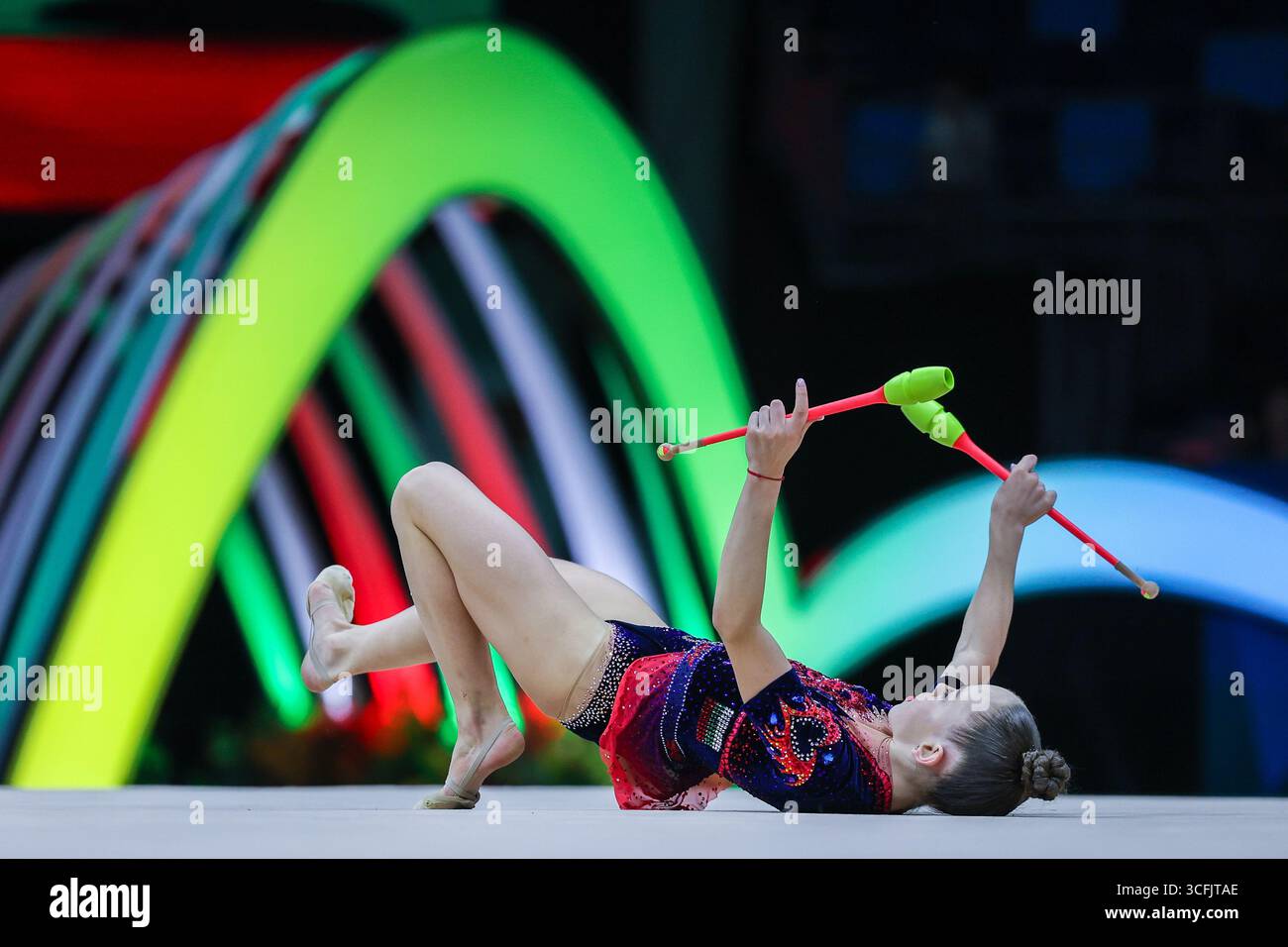 Nikolova Stiliana (BUL) seen during Rhythmic Gymnastics FIG World ...