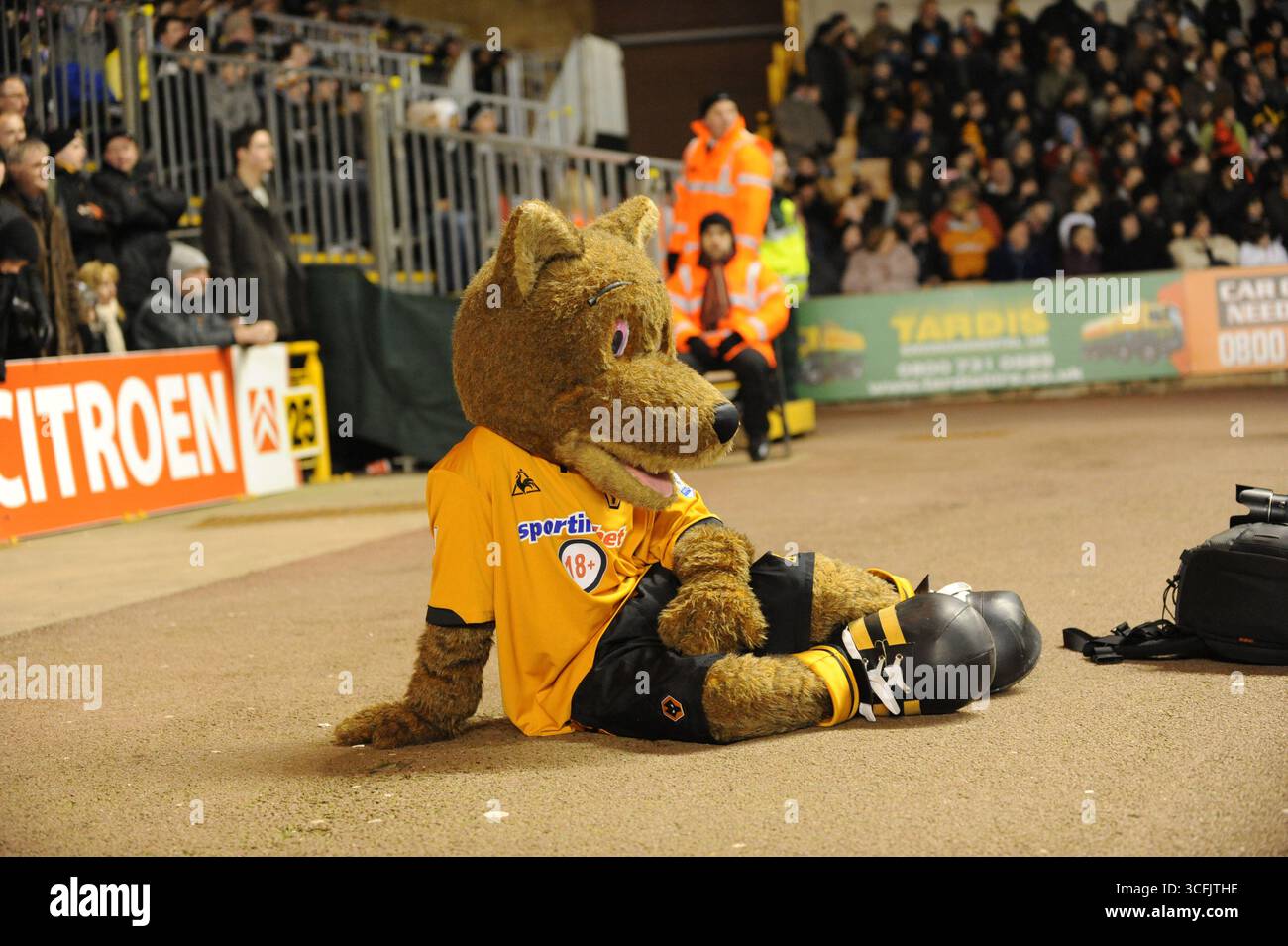 Wolverhampton Wanderers mascot Wolfie Stock Photo - Alamy