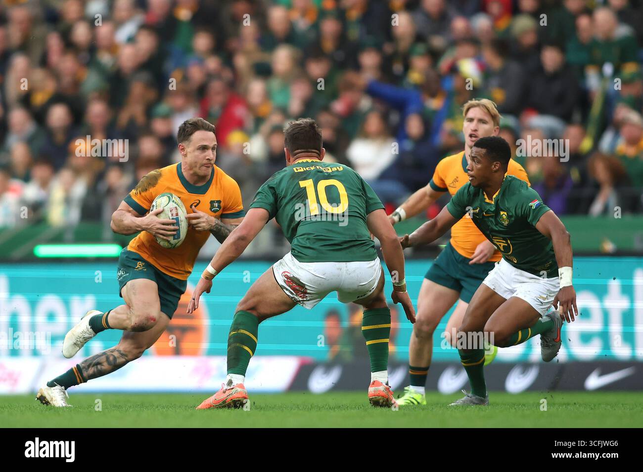 CAPE TOWN, SOUTH AFRICA - AUGUST 23: Corey Toole of Australia on the ...