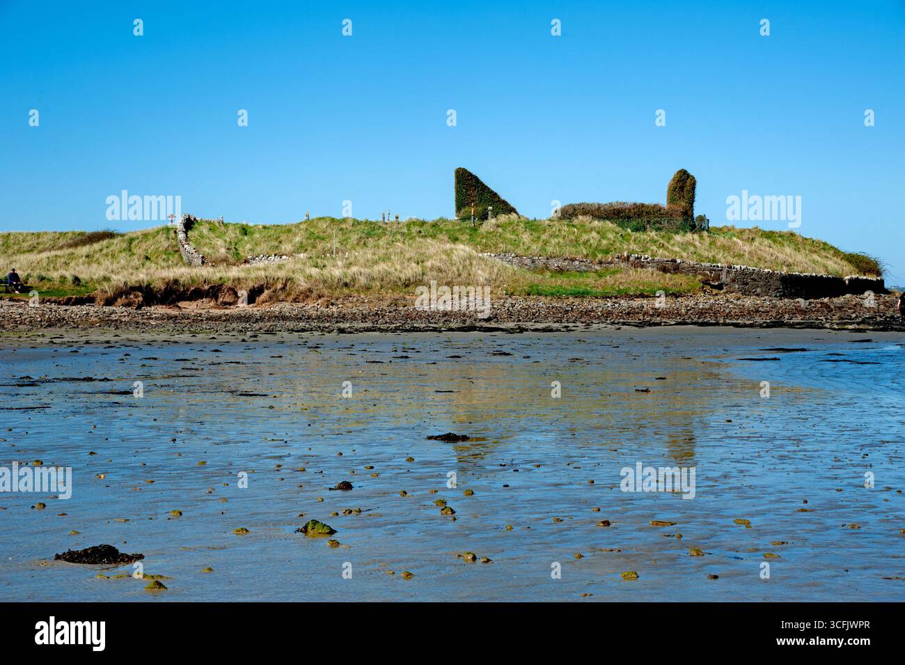 The view on The Nun's Beach, and Killaspugbrone historical church ...