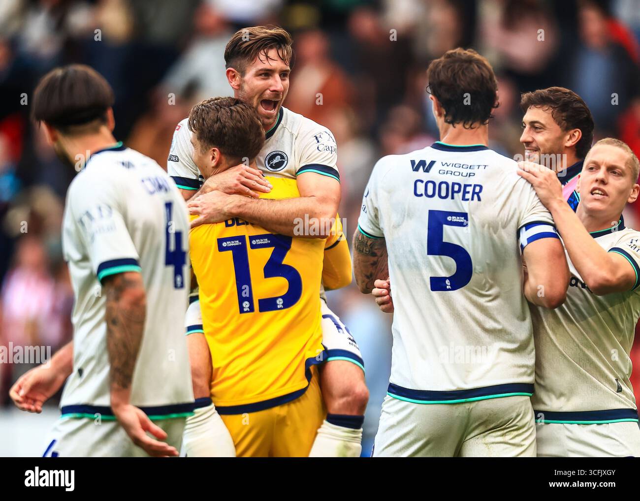 Ryan Leonard of Millwall celebrates during the Sky Bet Championship ...