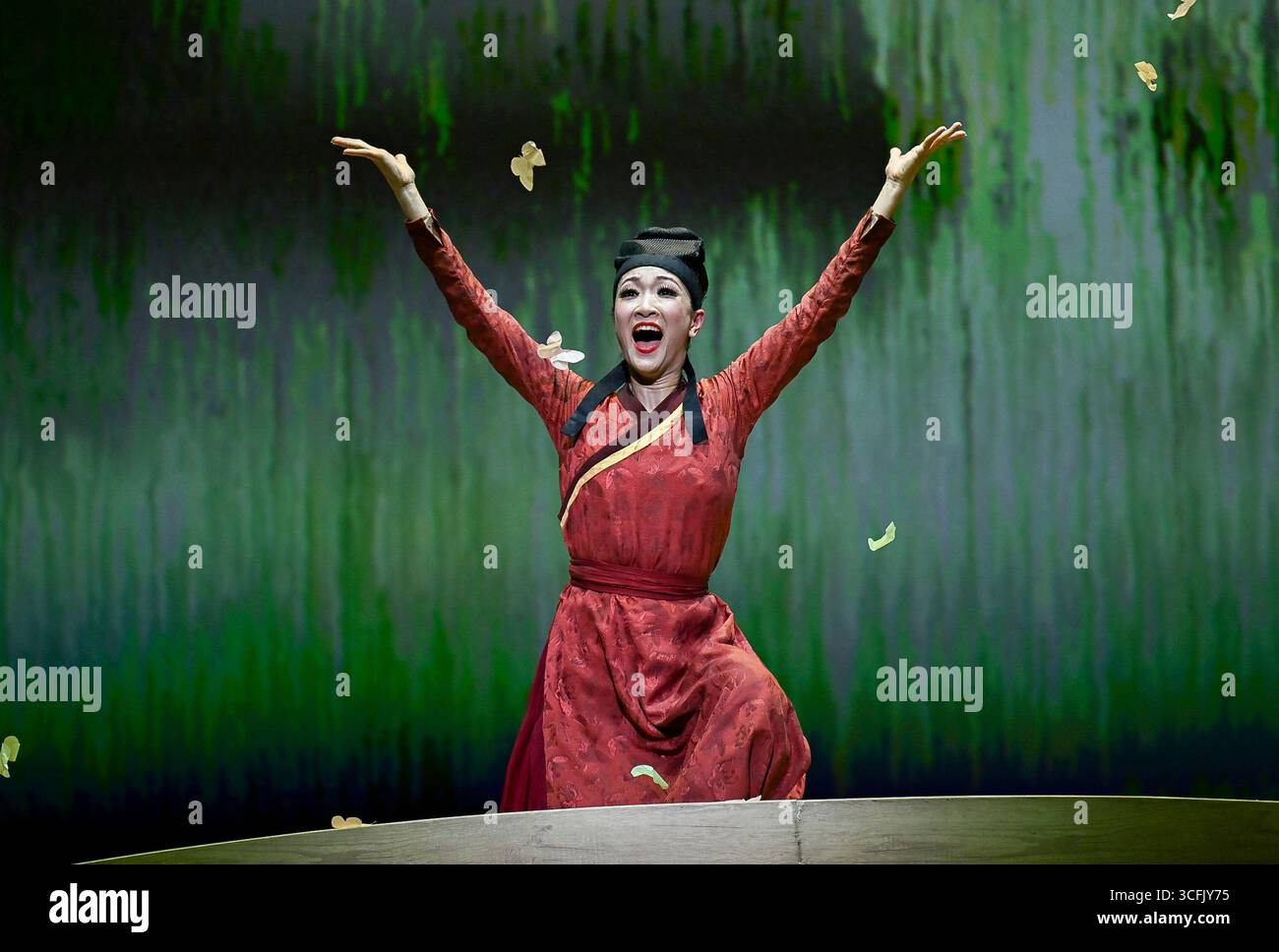 Hong Kong Ballet dancer Xuan Cheng participates in dress rehearsal for ...