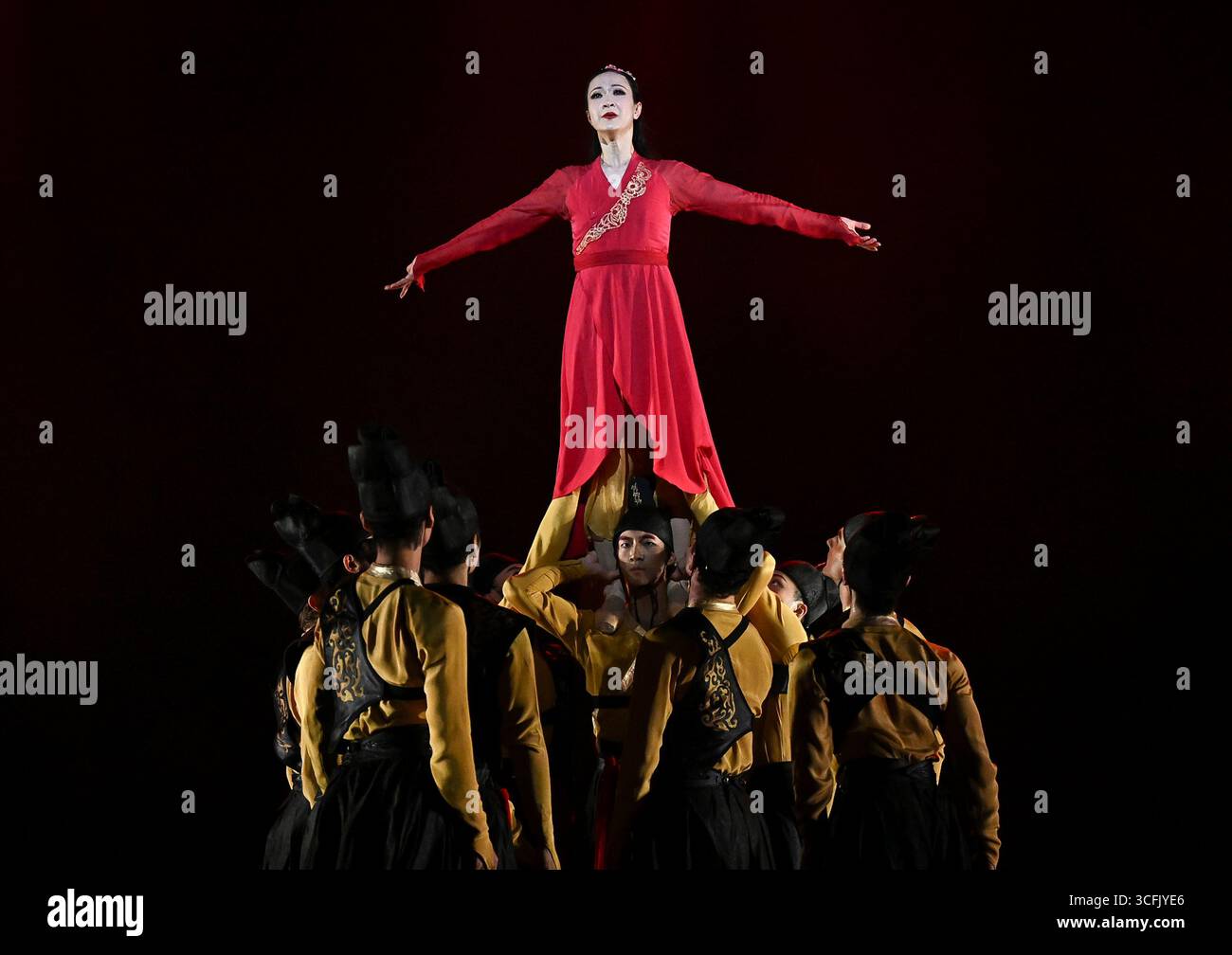 Hong Kong Ballet dancer Xuan Cheng participates in dress rehearsal for ...