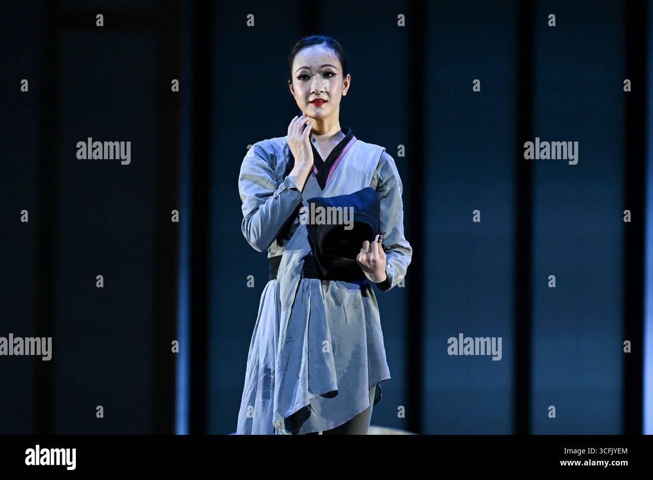 Hong Kong Ballet dancer Xuan Cheng participates in dress rehearsal for ...