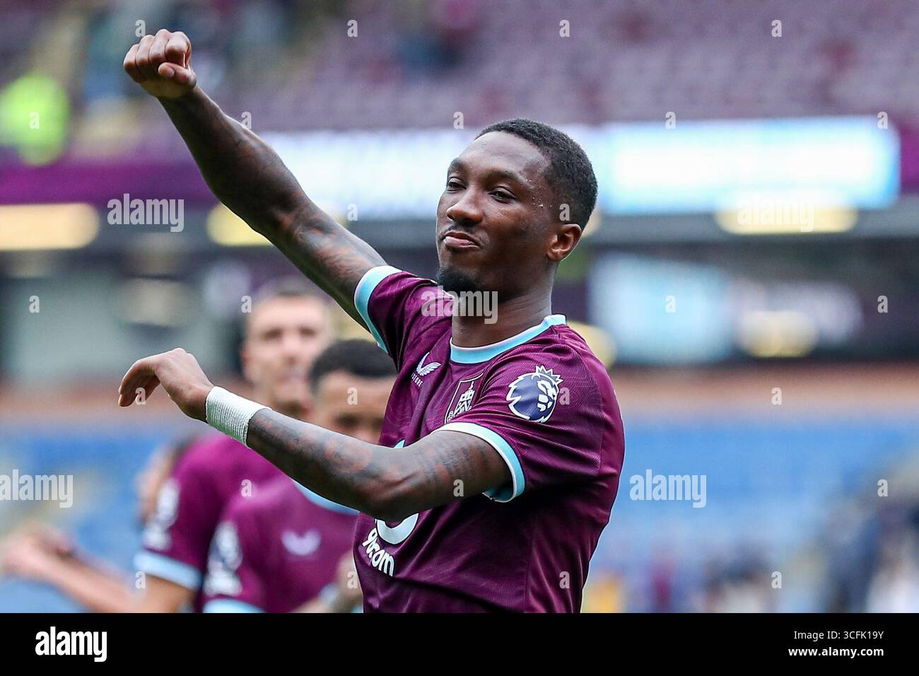 Jaidon Anthony of Burnley celebrates after the Premier League match ...