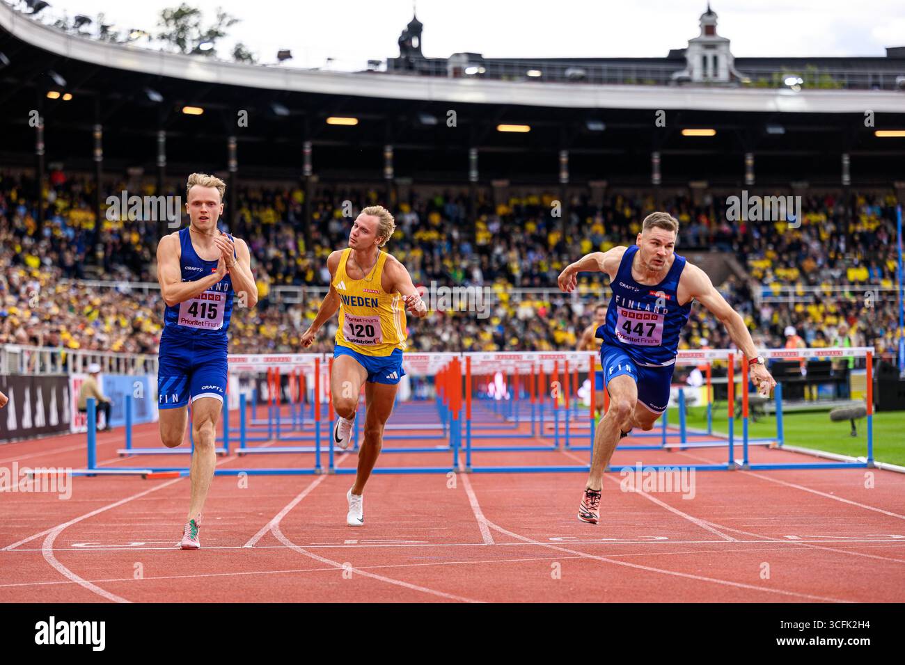 250823 Santeri Kuusiniemi and Elmo Lakka of Finland and Hampus Widlund ...