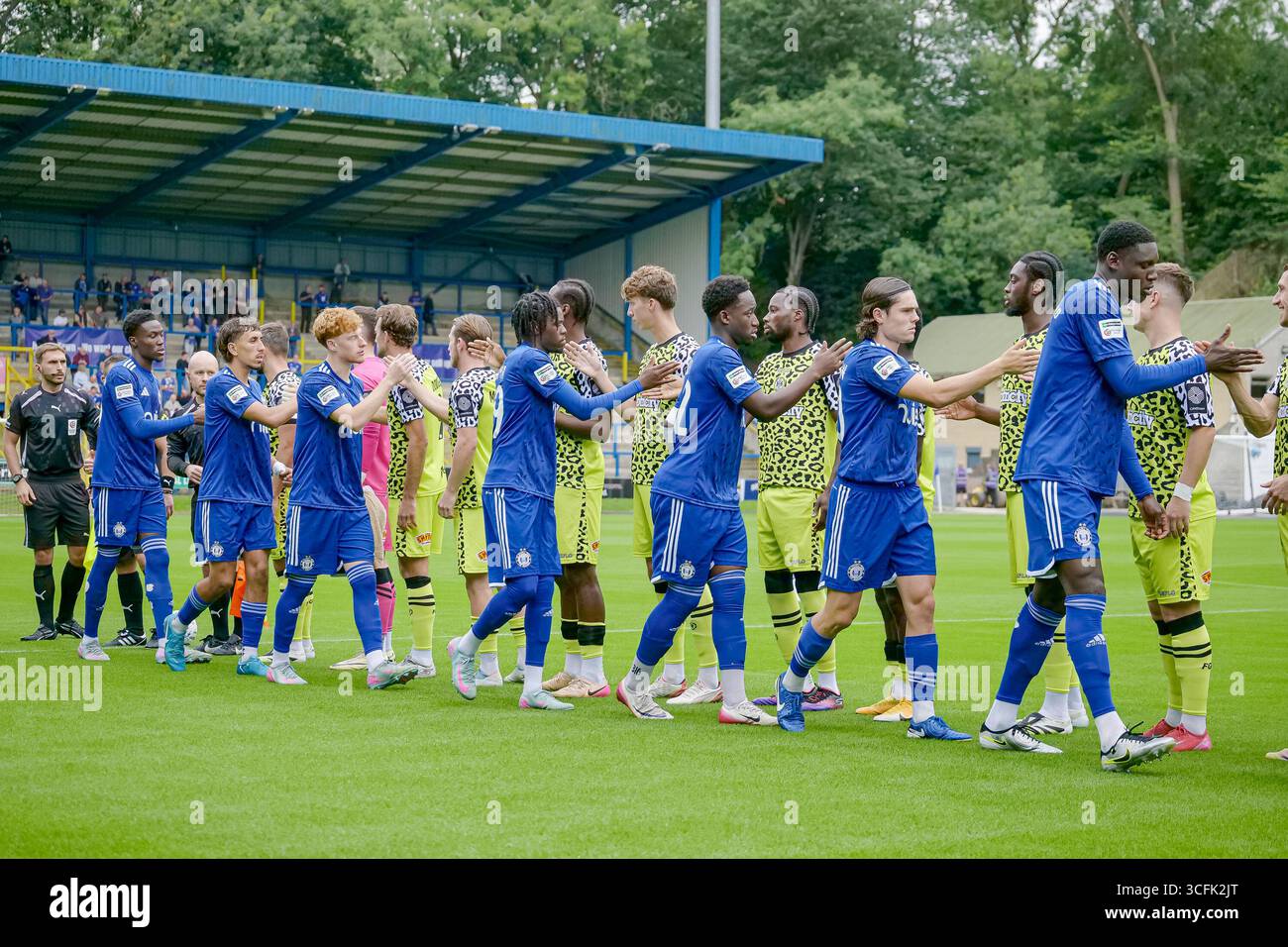 Halifax, UK. 23rd August 2025. FC Halifax Town play Forest Green Rovers ...