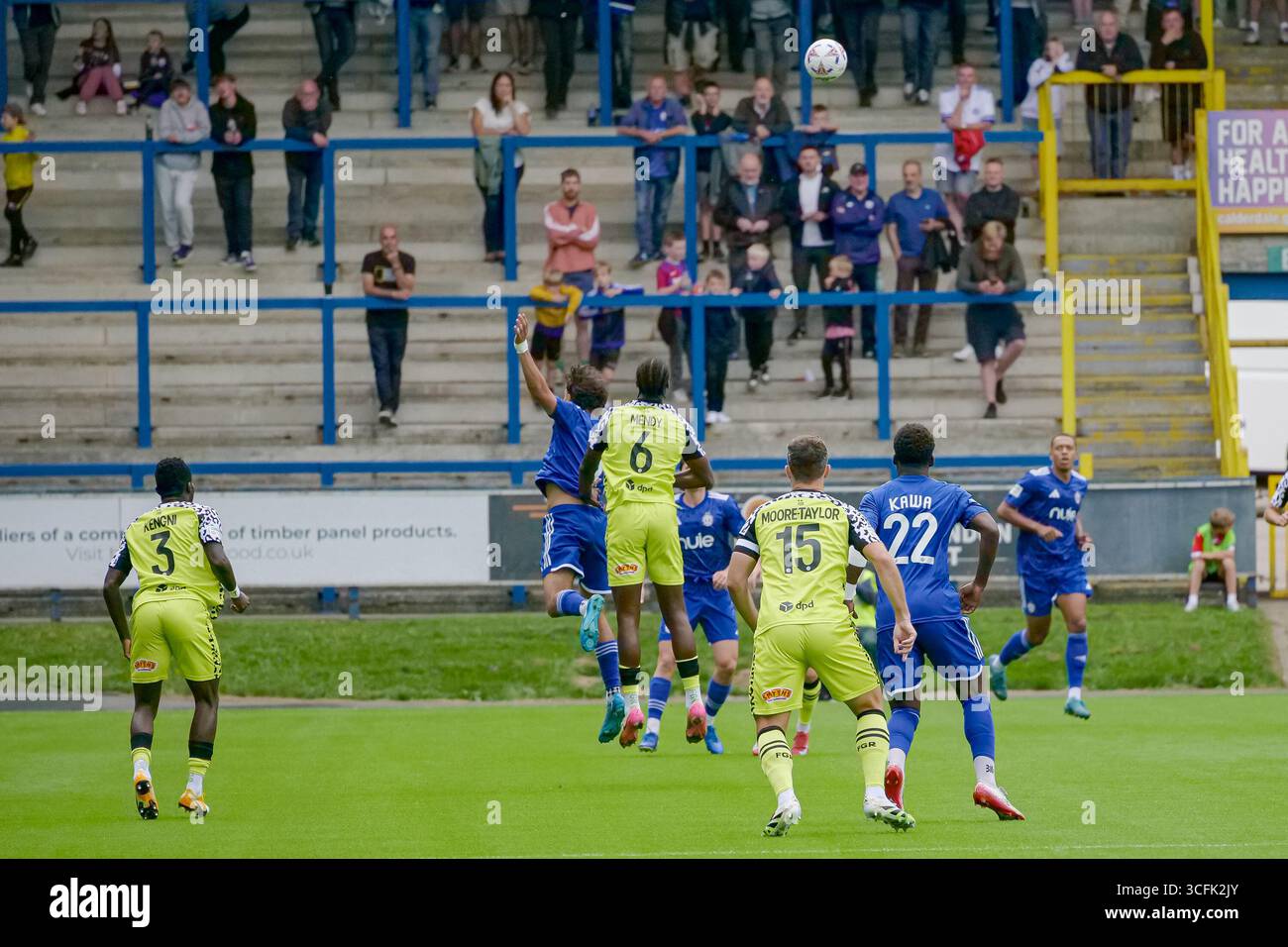 Halifax, UK. 23rd August 2025. FC Halifax Town play Forest Green Rovers ...