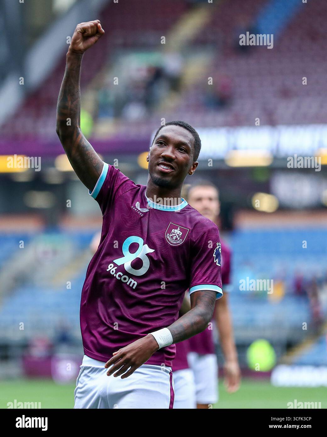 Jaidon Anthony of Burnley celebrates after the Premier League match ...