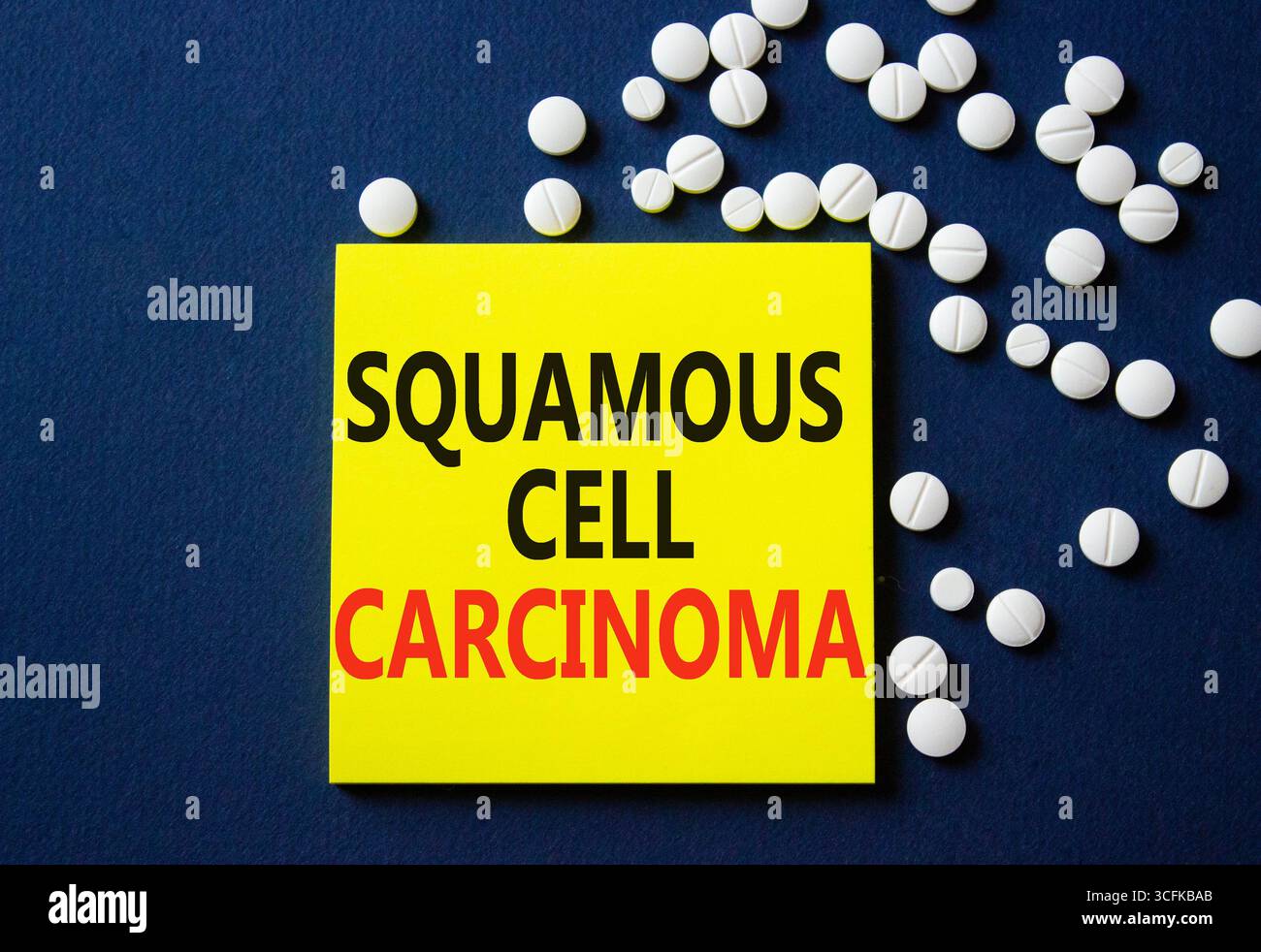 Squamous Cell Carcinoma symbol. Concept words Squamous Cell Carcinoma ...