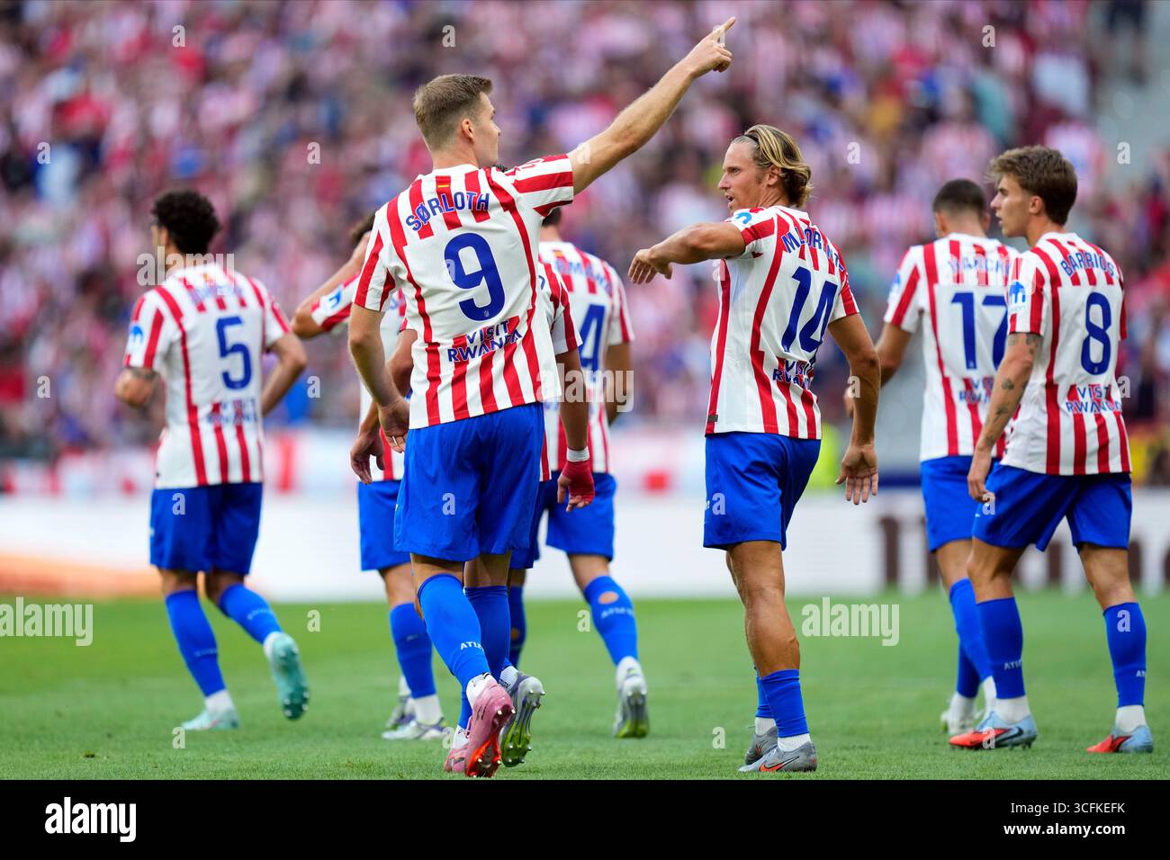 Alexander Sorloth of Atletico de Madrid during the La Liga EA Sports ...