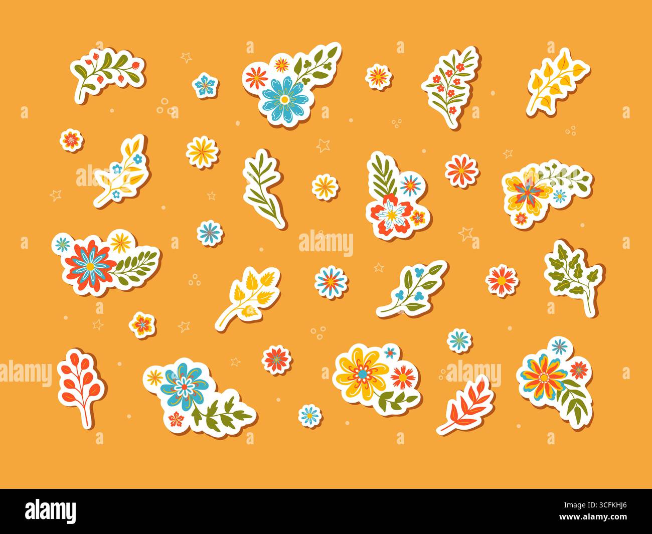 Bright autumn twig red Stock Vector Images - Alamy