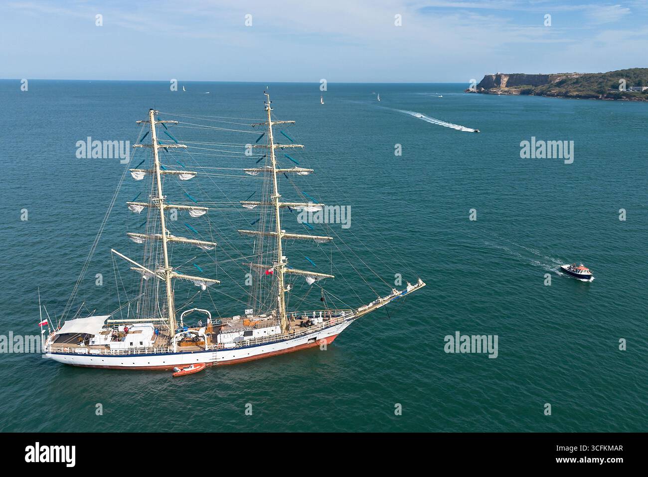 General view of the Polish tall ship Fryderyk Chopin, pictured at ...