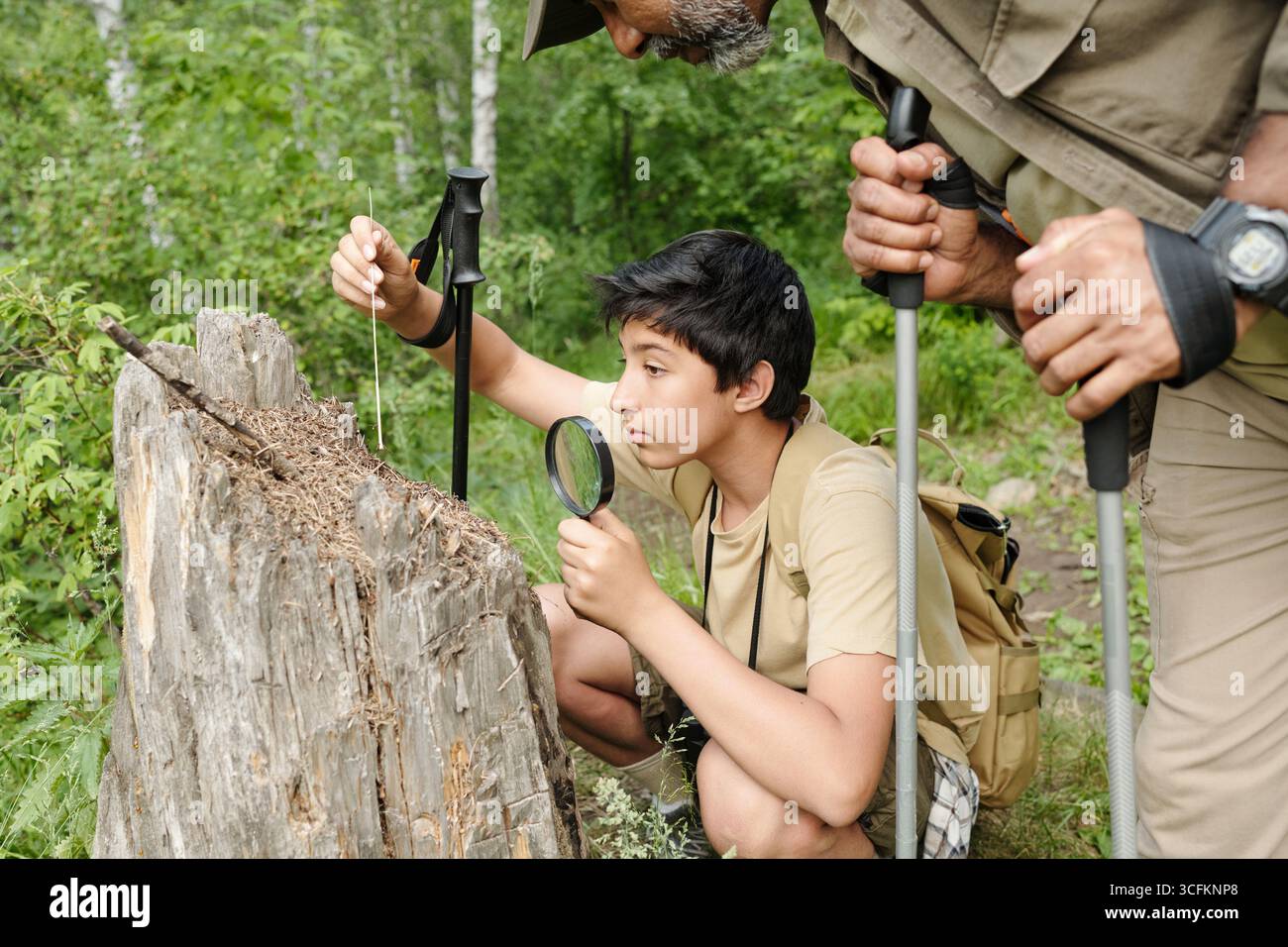 Child naturalist hi-res stock photography and images - Alamy