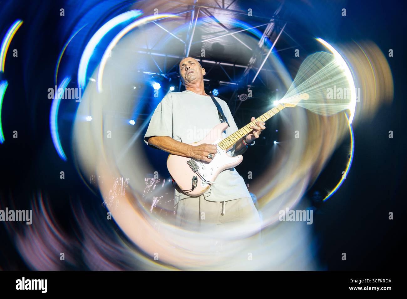 Alex Britti performs last 12.8.25 in Asiago (VI) Italy Stock Photo - Alamy