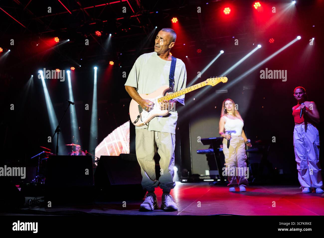 Alex Britti performs last 12.8.25 in Asiago (VI) Italy Stock Photo - Alamy