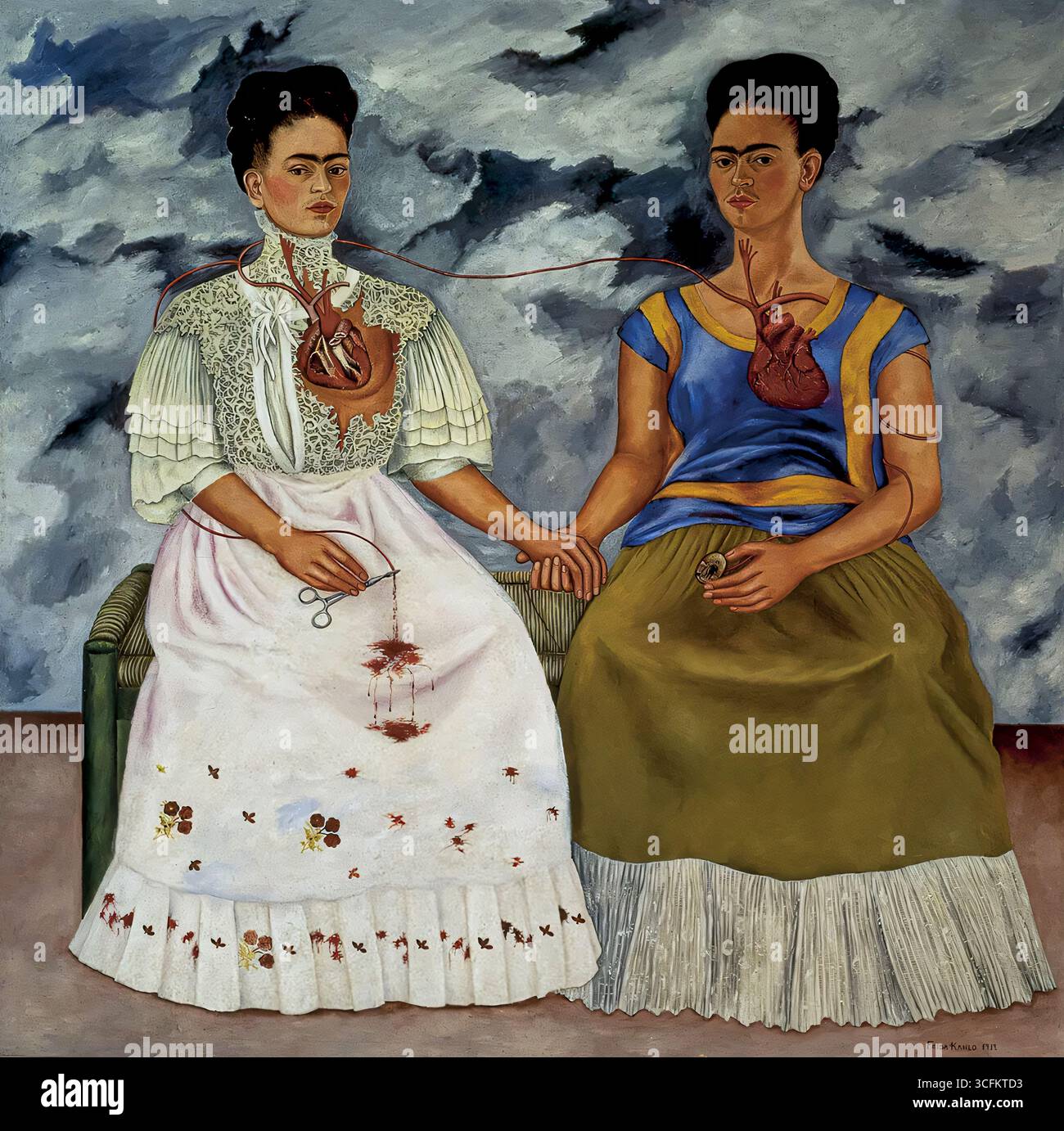 Las dos fridas, de frida kahlo hi-res stock photography and images - Alamy