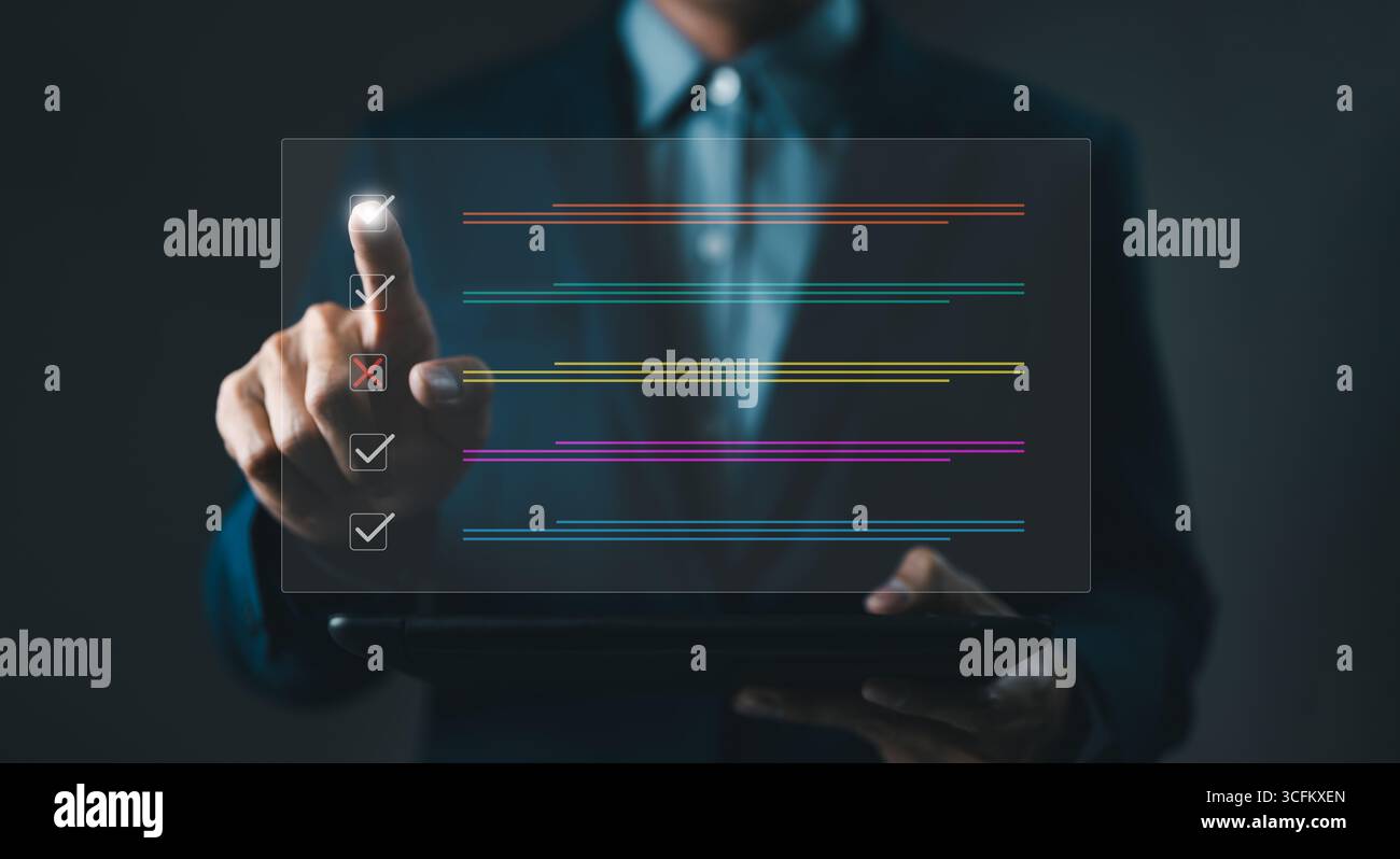 Online exam survey hi-res stock photography and images - Alamy