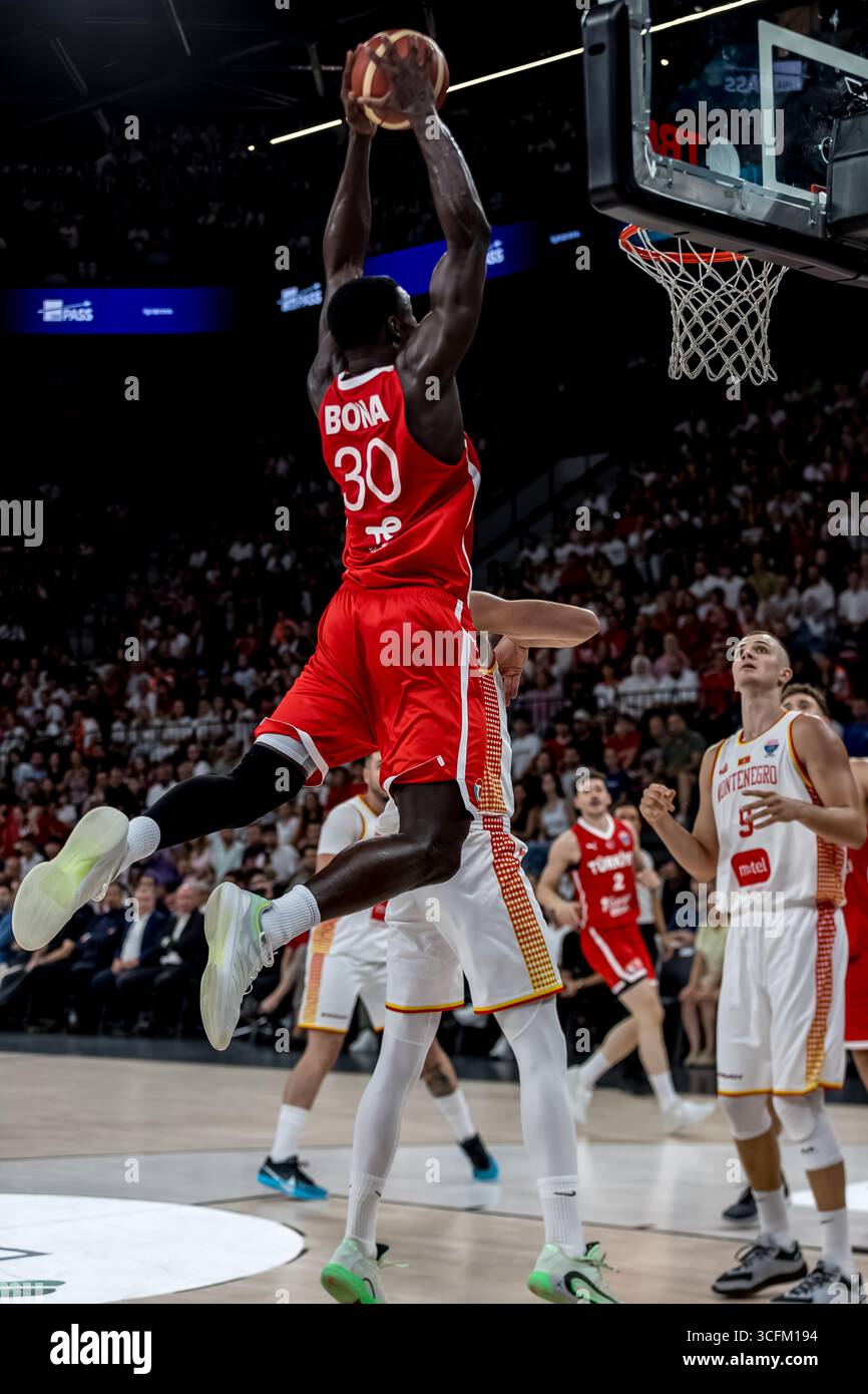 ISTANBUL, TURKEY - August 23, Eurobasket 2025 Preperation match between ...