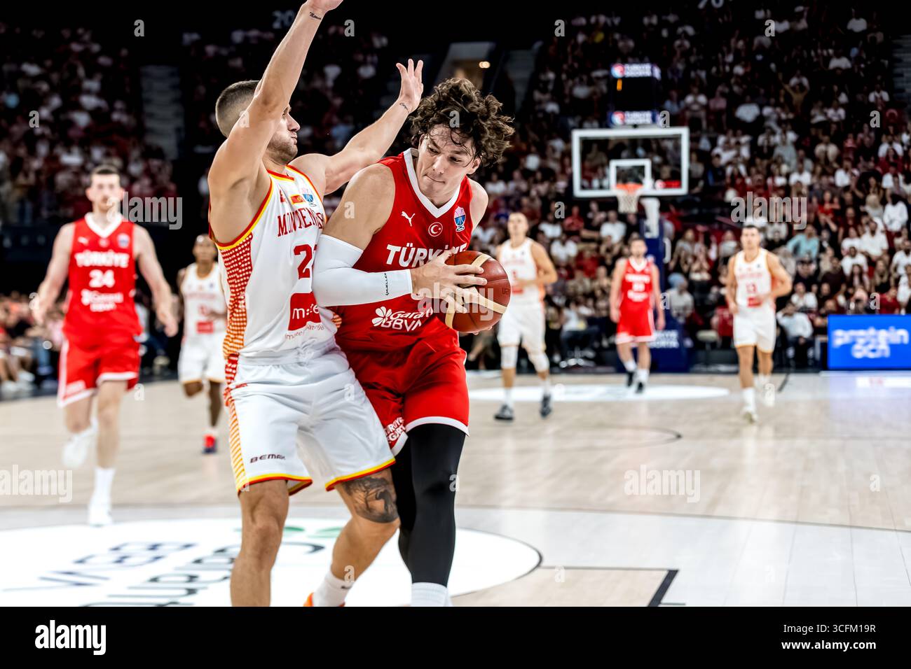 ISTANBUL, TURKEY - August 23, Eurobasket 2025 Preperation match between ...