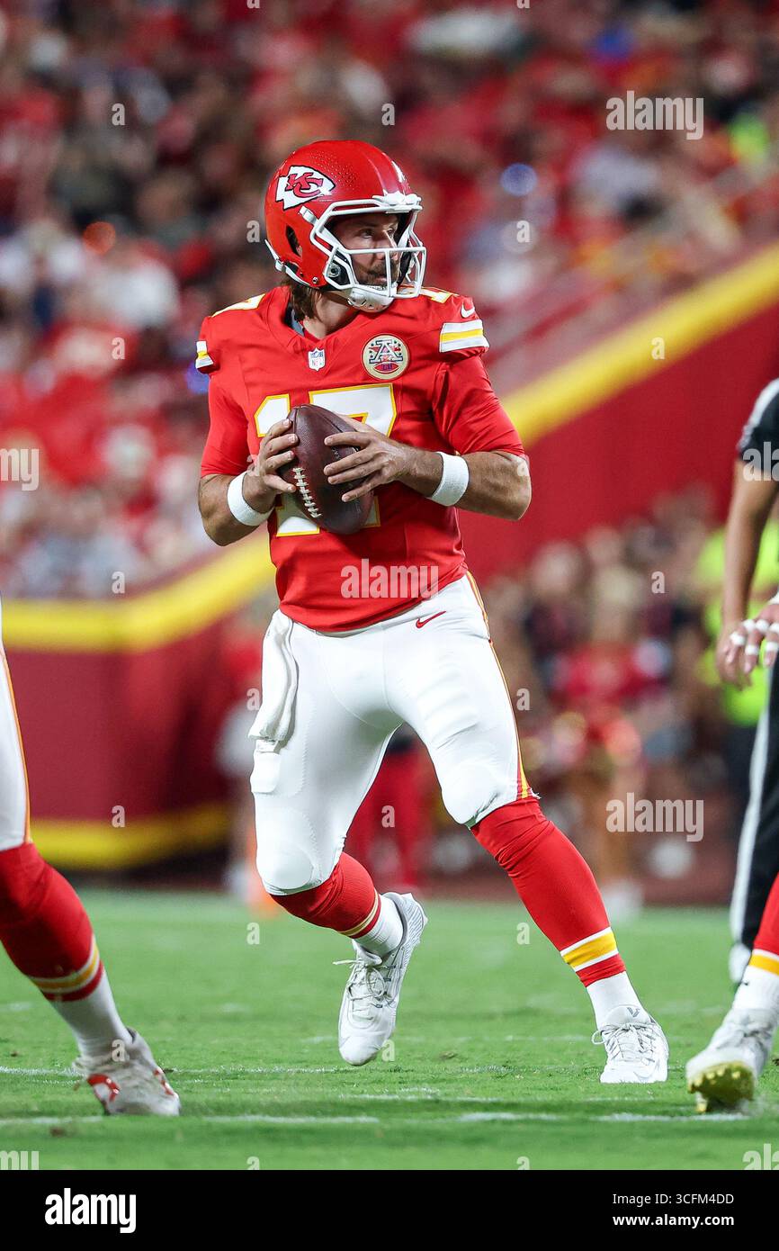 August 22, 2025: Kansas City Chiefs quarterback Gardner Minshew (17 ...