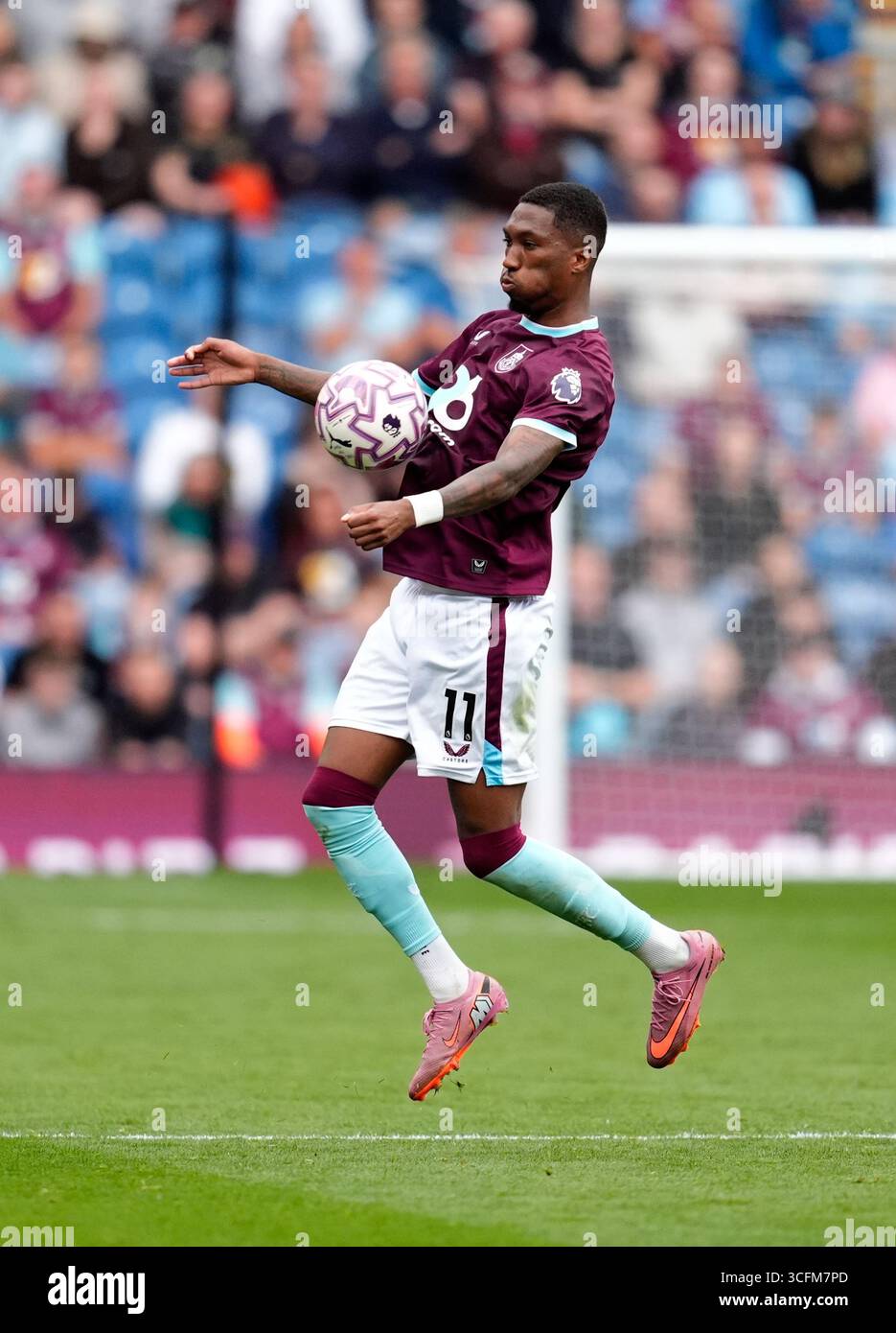 Burley's Jaidon Anthony during the Premier League match at Turf Moor ...