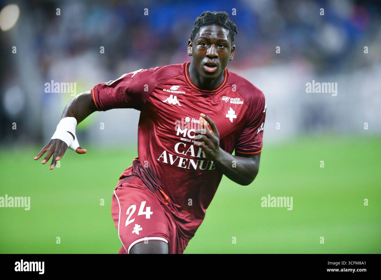 Brian Madjo of FC Metz during the French championship Ligue 1 football ...