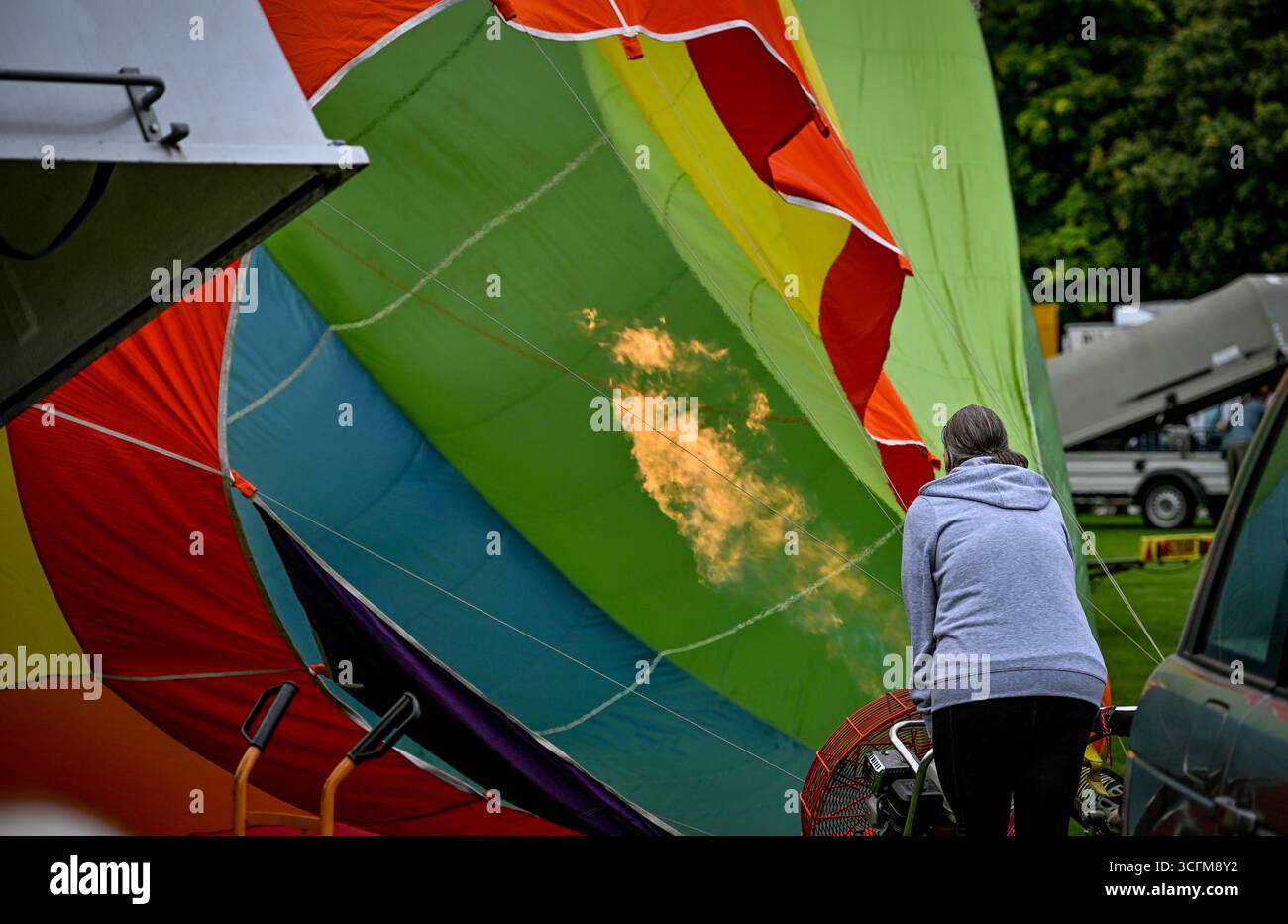 Balloon inflating, 23rd August 2025 Stock Photo - Alamy