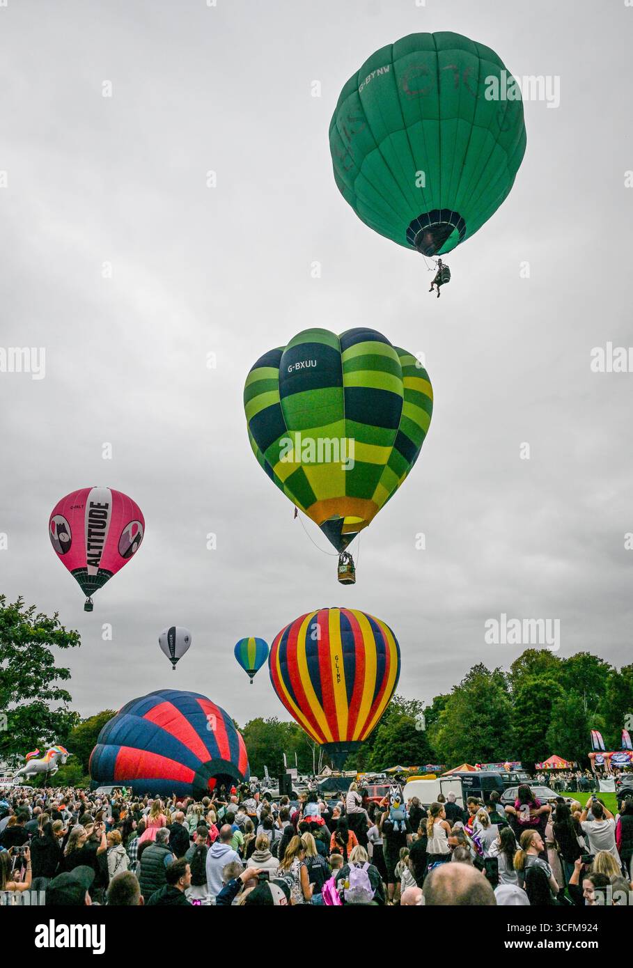 Balloons start to asscend, 23rd August 2025 Stock Photo - Alamy