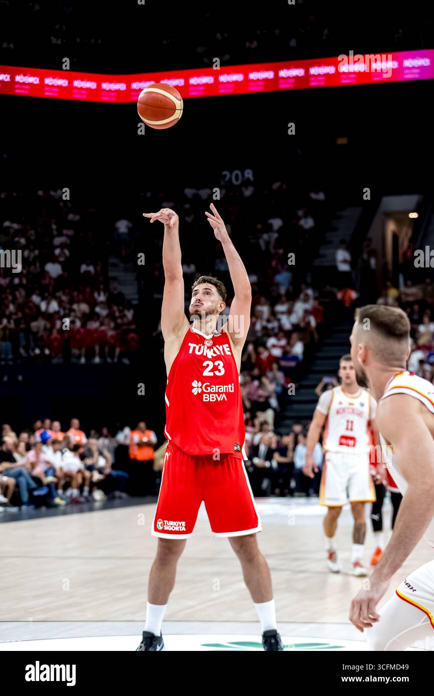 ISTANBUL, TURKEY - August 23, Eurobasket 2025 Preperation match between ...