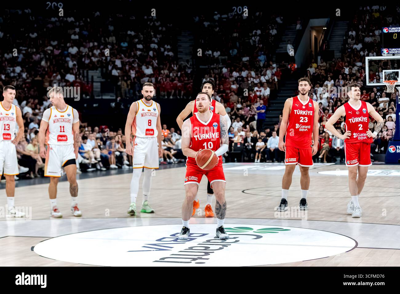 ISTANBUL, TURKEY - August 23, Eurobasket 2025 Preperation match between ...